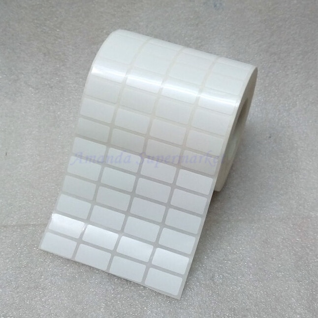 Glossy White PET Label Sticker 20mm x 10mm 10000 p... – Grandado