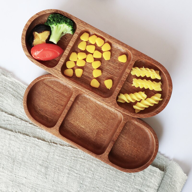 Solid Wood Snack Sauce Dish Tapas Pickled Vegetabl... – Grandado