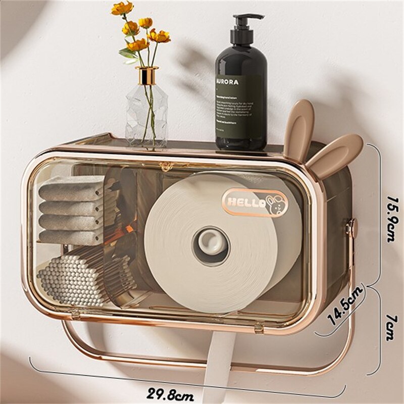 Wall-mounted Face Towel Storage Box Disposable Fac... – Grandado