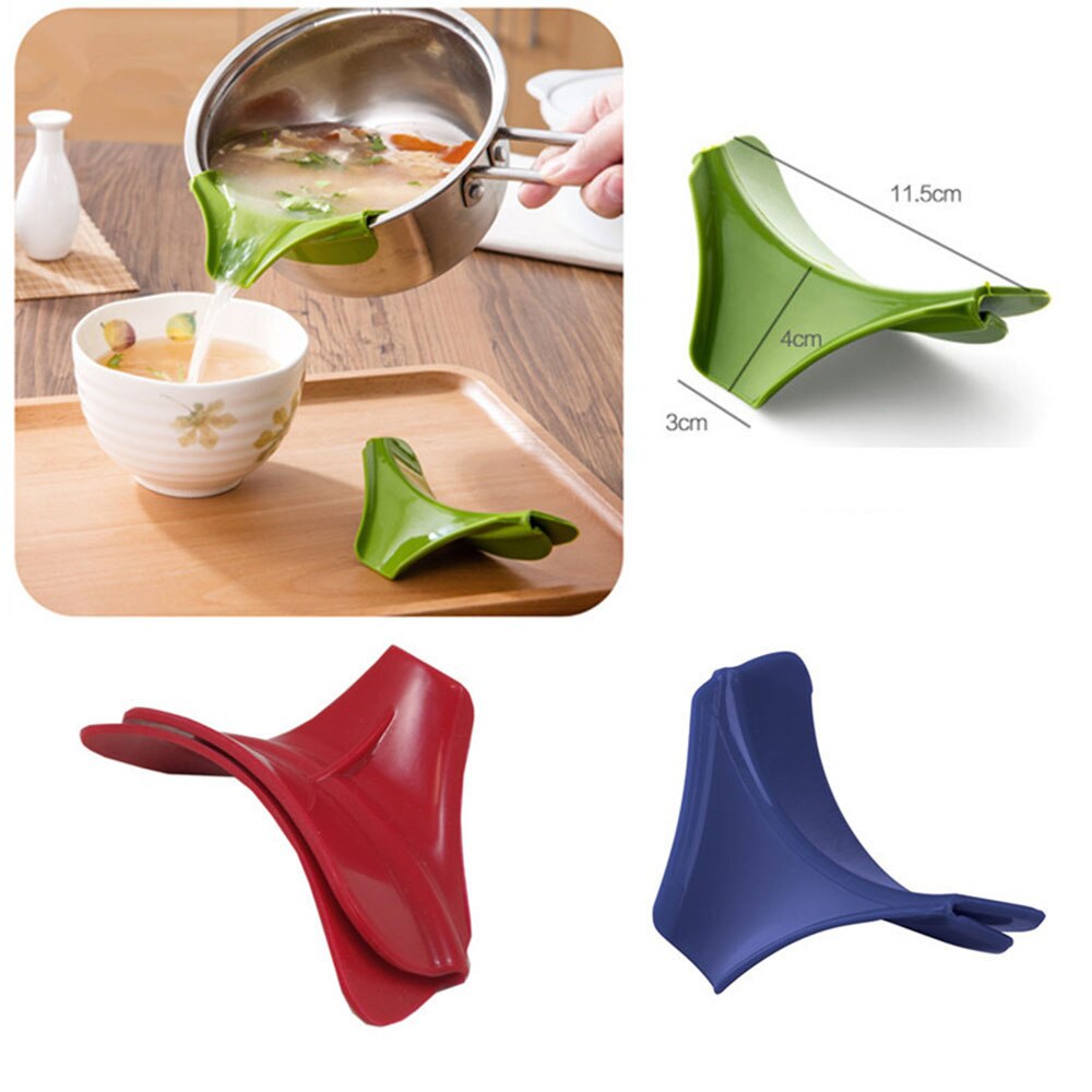 3PCS Silicone Anti-spill Pans Round Rim Deflector ... – Grandado