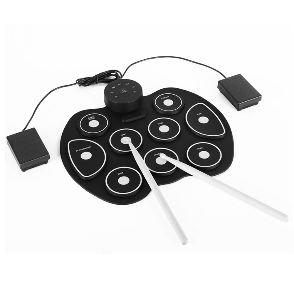 Roll-Up Drum Set Electronic Drum Kit Roll-Up Elect... – Grandado