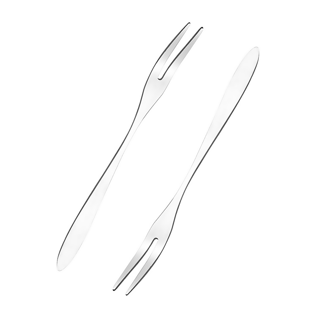 practical Dessert Fork Tasting Fruit Forks Stainle... – Vicedeal