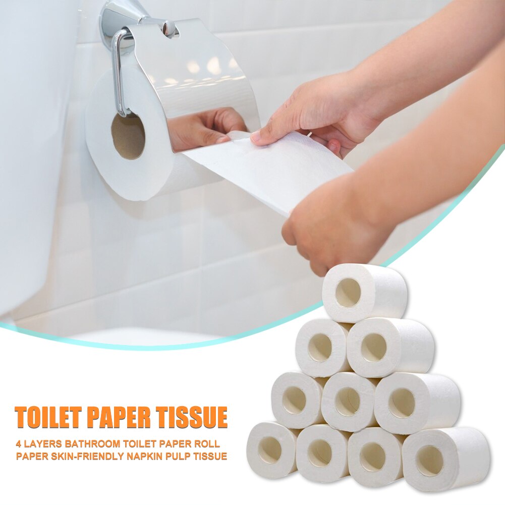 Spot Sales 4 Layer Toilet Tissue Home Bath Toilet ... – Vicedeal