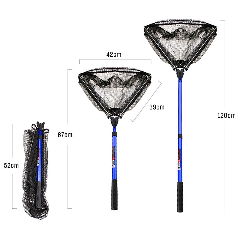 1Pc Foldable Telescopic Triangle Fly Fishing Net O... – Grandado