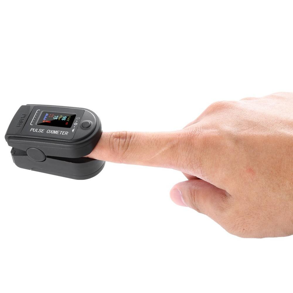 Fingertip Pulse Oximeter Oximetry Blood Oxygen Sat... – Grandado