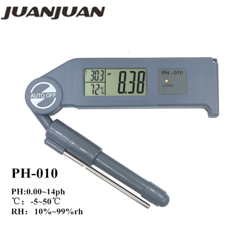 3 in 1 PH-010 Folding Humidity PH Meter RH/Temp/PH... – Grandado