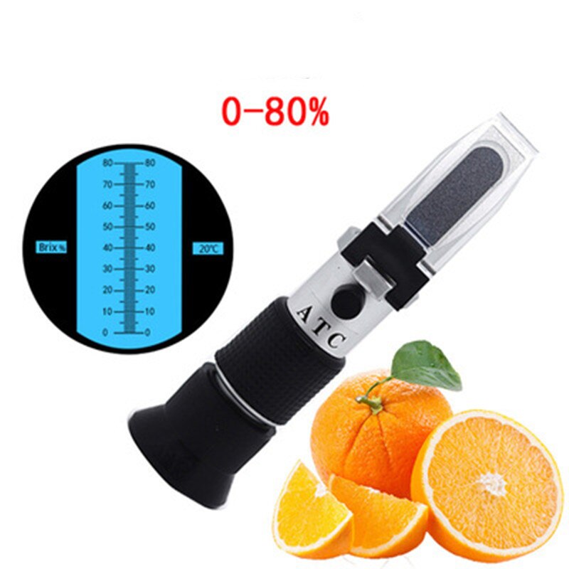 Portable Alcohol Refractometer 0-80% V/V – Vicedeal