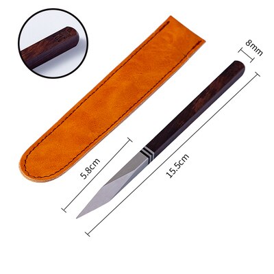 1Pcs tea knife Stainless steel Damascus pu erh tea... – Vicedeal