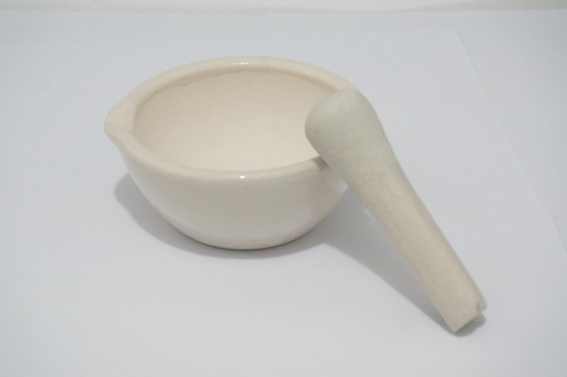 Juego de mortero y Maja de porcelana de 100mm, jue... – Grandado