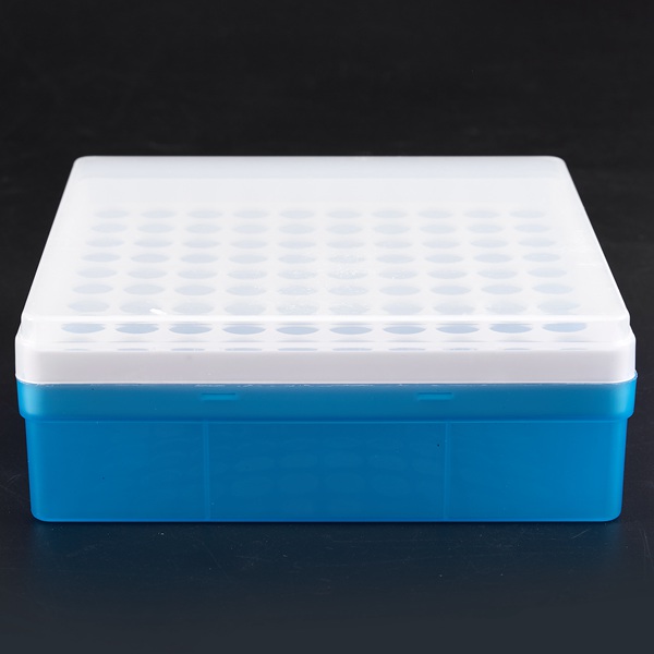 Plastic Square 100 Positions Laboratory 1.5ml Centrifuge Tube Case Box ...