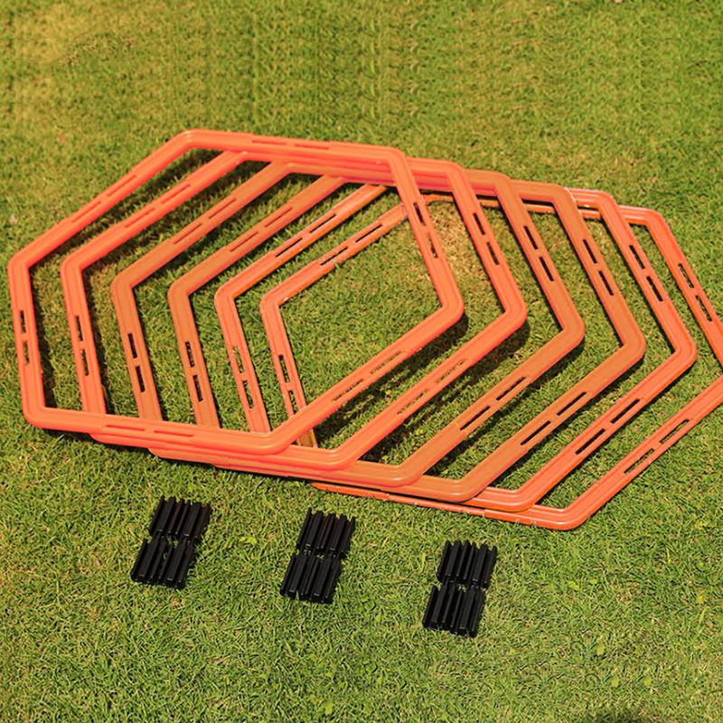 Football Trainer Hexagonal Agility Ring Soccer Tra... – Grandado