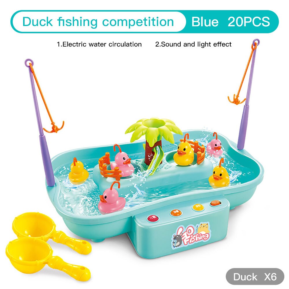 Electric Fishing Toys For Toddlers Rotating Musica... – Vicedeal