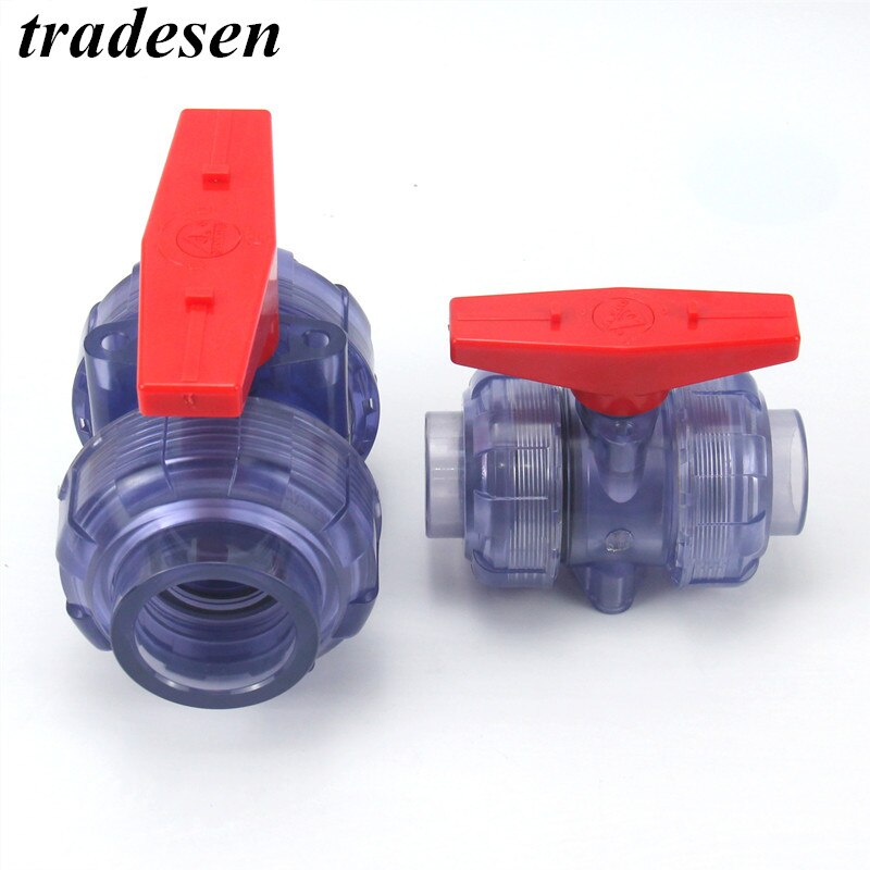 1pc DIN 20~63mm Hi Transparent UPVC Globe Valve Aq... – Vicedeal