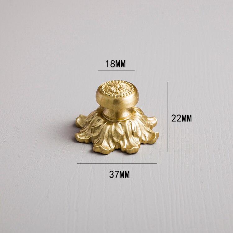 European luxury /Solid Brass Dresser Knobs Drawer ... – Grandado