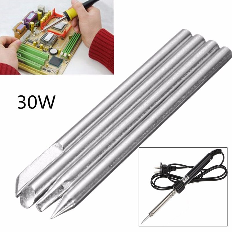 4pcs Electronic Soldering Iron Tips 3mm Shank Weld... – Vicedeal