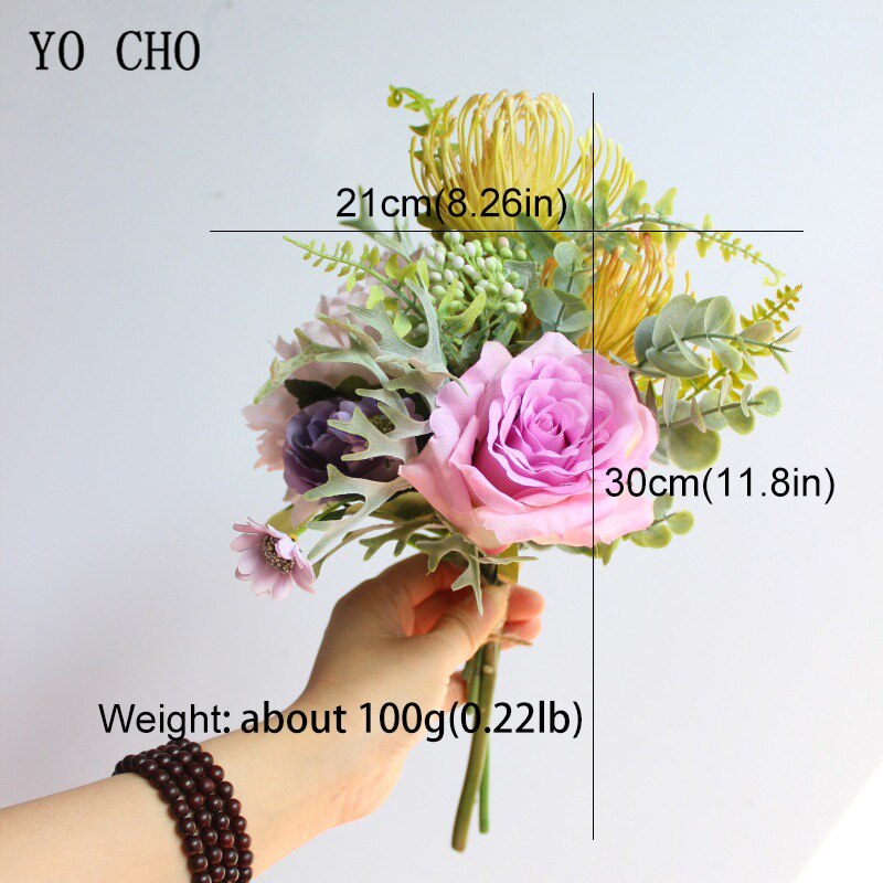 YO CHO Rose Bouquet Braut Hochzeit Blume Bouquet K... – Grandado