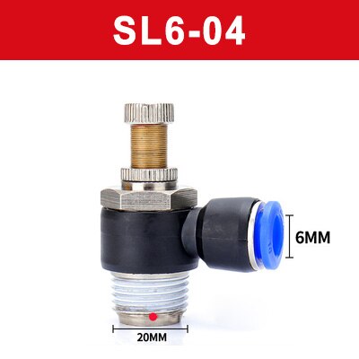 SL Air Flow Speed Control Valve hose pneumatic con... – Grandado