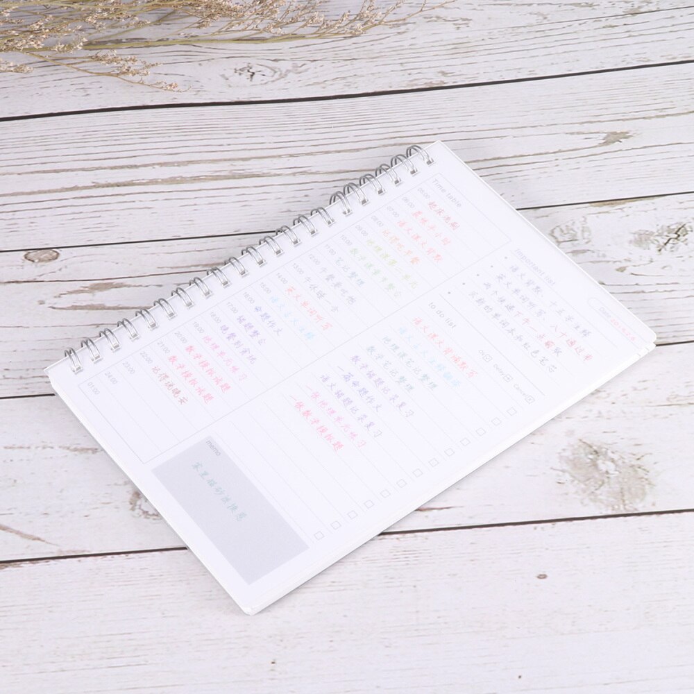 2pcs Student Daily Planner Efficiency Agenda Sched... – Grandado