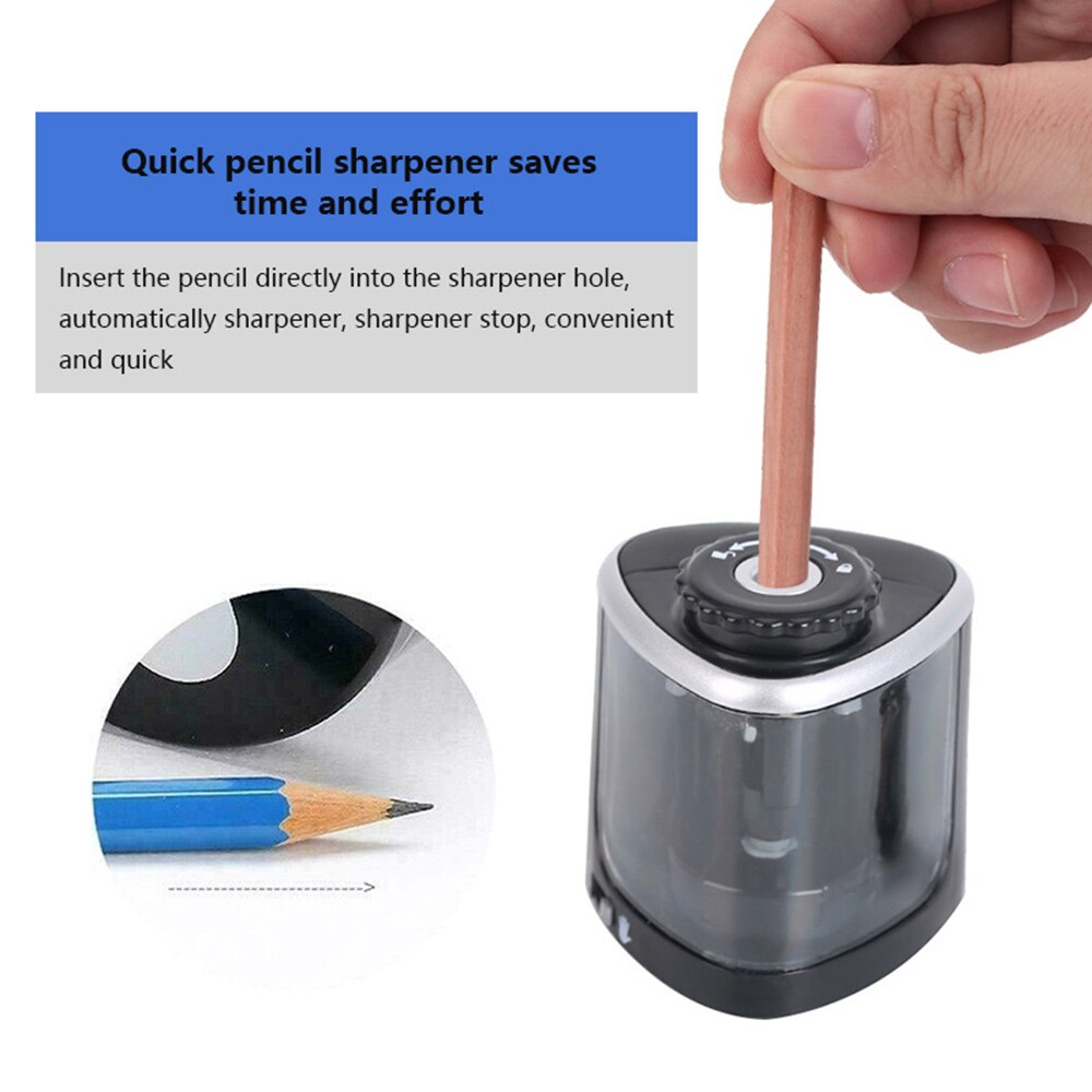 1PCS Electric Automatic Pencil Sharpener Safe Stud... – Vicedeal