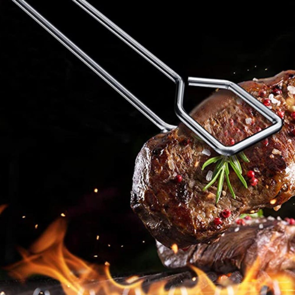 2Pcs Bbq Tang Keuken Tang Clip Klem Rvs Voedseltan... – Grandado