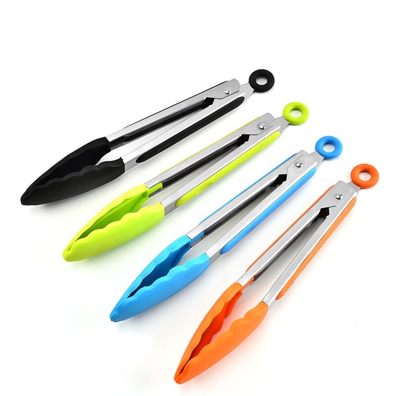 8 Inch BBQ Grilling Tong Salad Serving Food Tong S... – Vicedeal