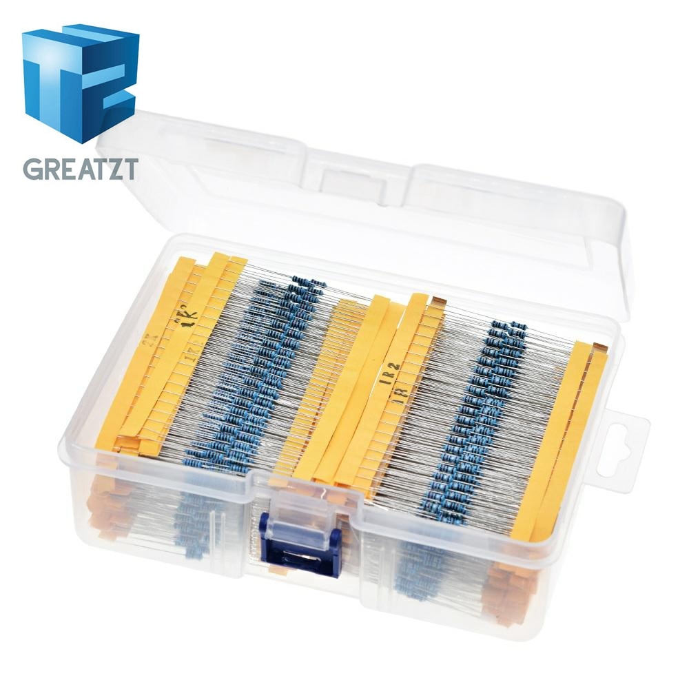 2600pcs/lot 130 Values 1/4W 0.25W 1% Metal Film Re... – Grandado