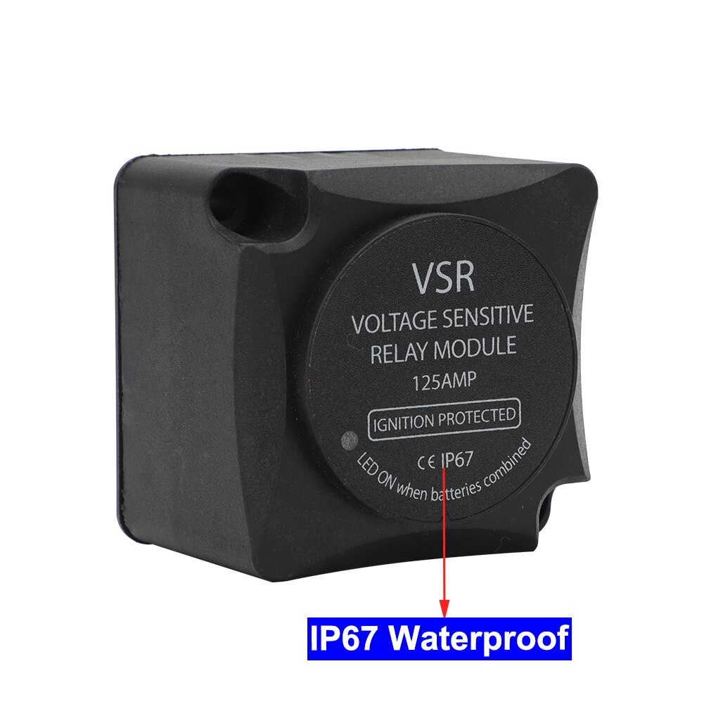 12V 125A Voltage Sensitive Relay VSR Battery Isola... – Grandado