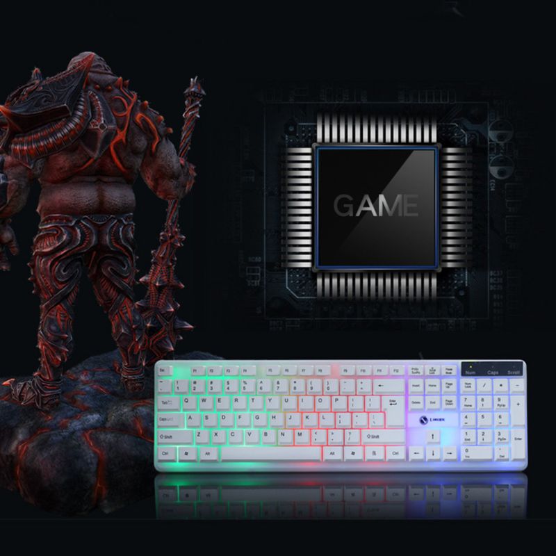 Gaming Keyboard and Wired Mouse Combo Set LED Ligh... – Grandado