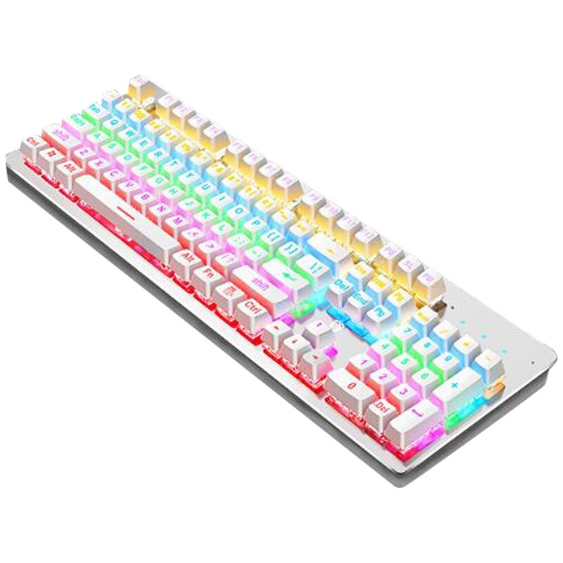 Mechanical Gaming Keyboard with Blue Switches LED ... – Grandado