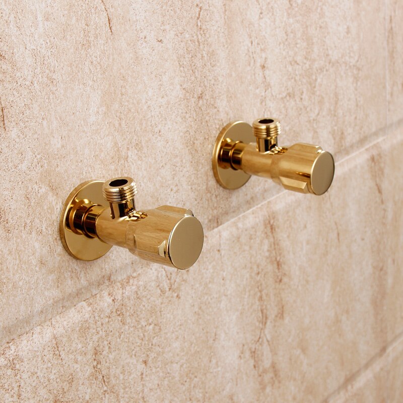 Gold Full Copper Body Thickened Triangle Valve Bat... – Vicedeal