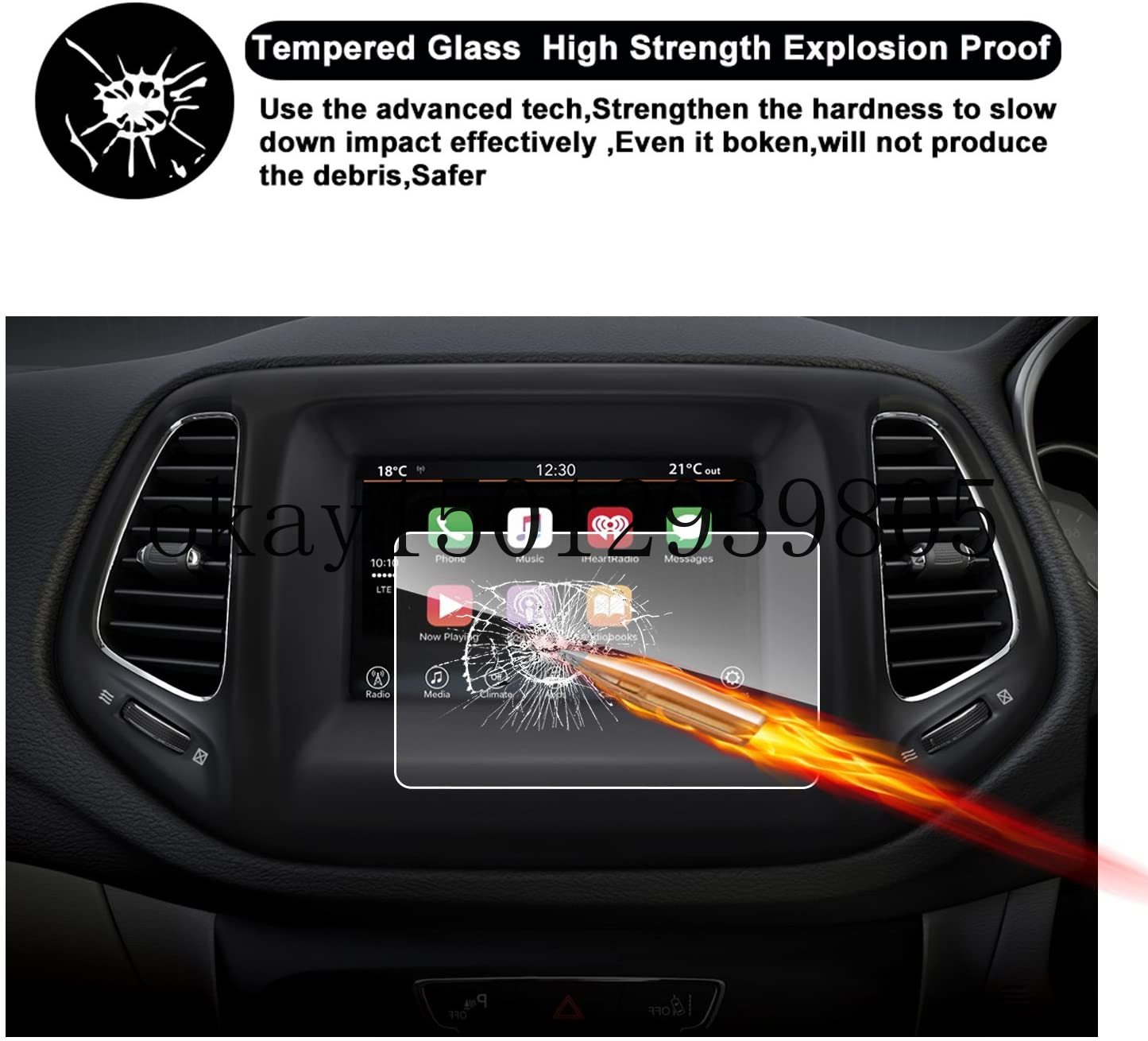 Voor Kompas Uconnect Touch Screen Auto Display Nav... – Vicedeal