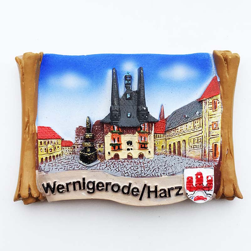 German Fridge Magnets Tourist Souvenir Saxony-Anha... – Grandado