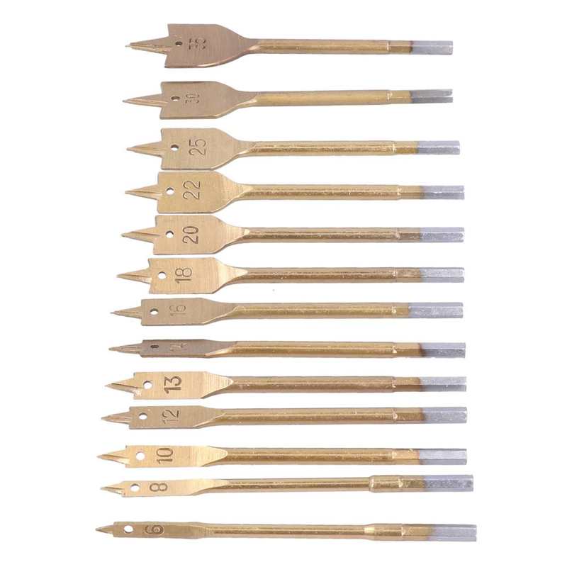 Paddle Flat Bits Wide Application Carbon Steel Spa... – Grandado