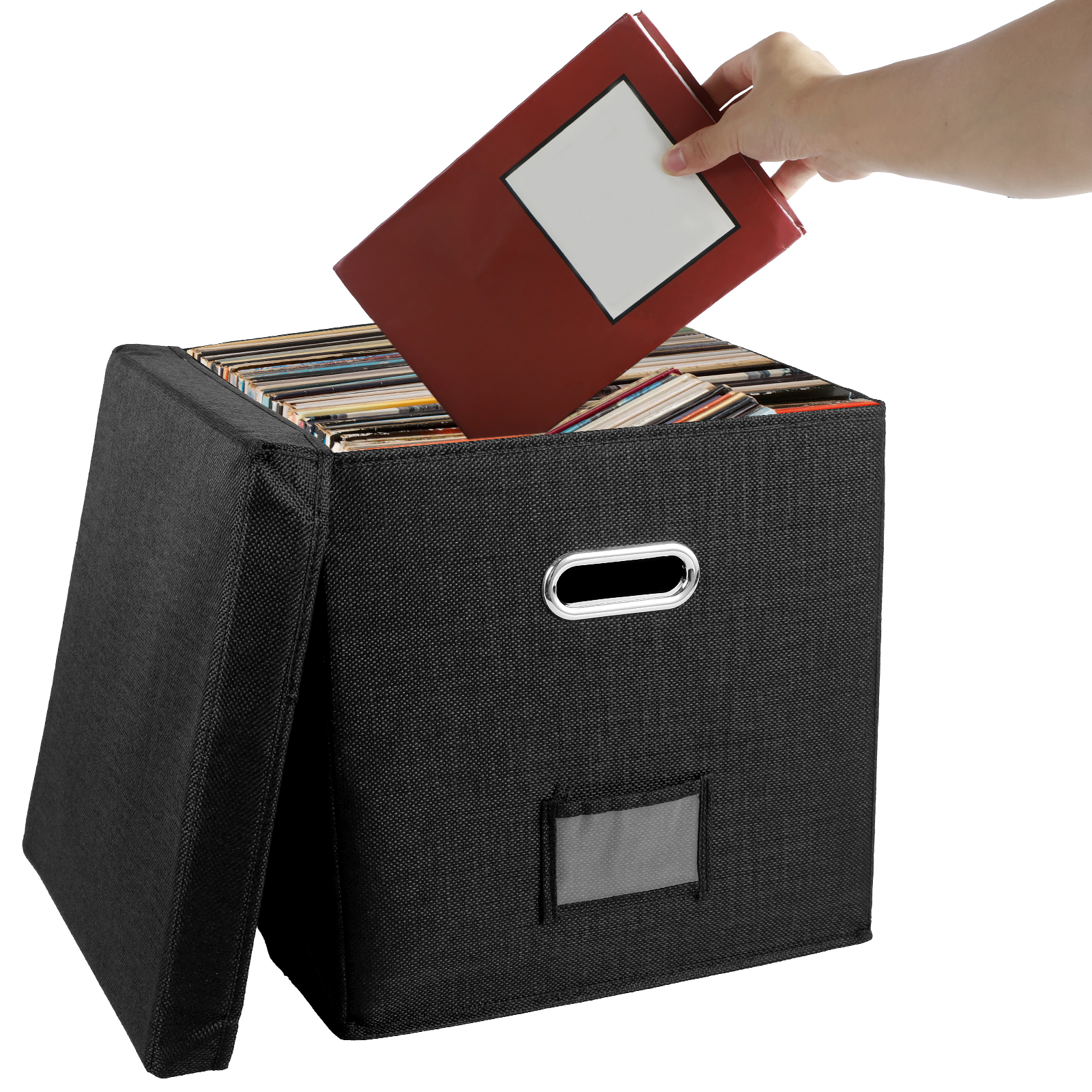 Foldable Vinyl Record Storage Bin Stackable Album ... – Grandado
