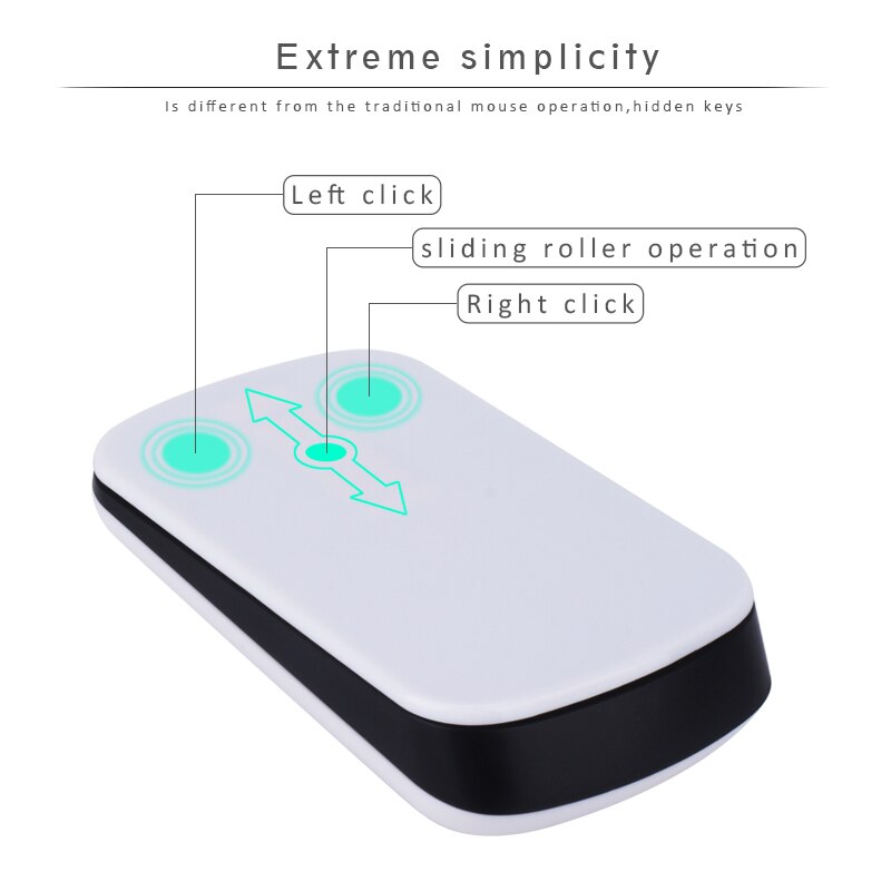 Touch Arc Wireless Mouse Ultra Thin USB 1200 DPI O... – Vicedeal