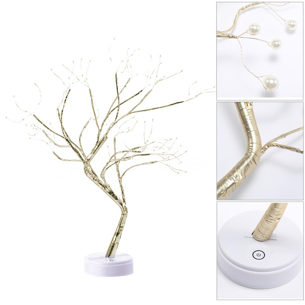 Christmas Tree LED Lights USB Battery Led Bonsai T... – Grandado