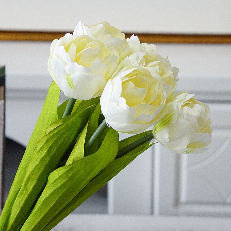 6 stks/bos Franse tulpen Kunstmatige Bloem thuis b... – Grandado