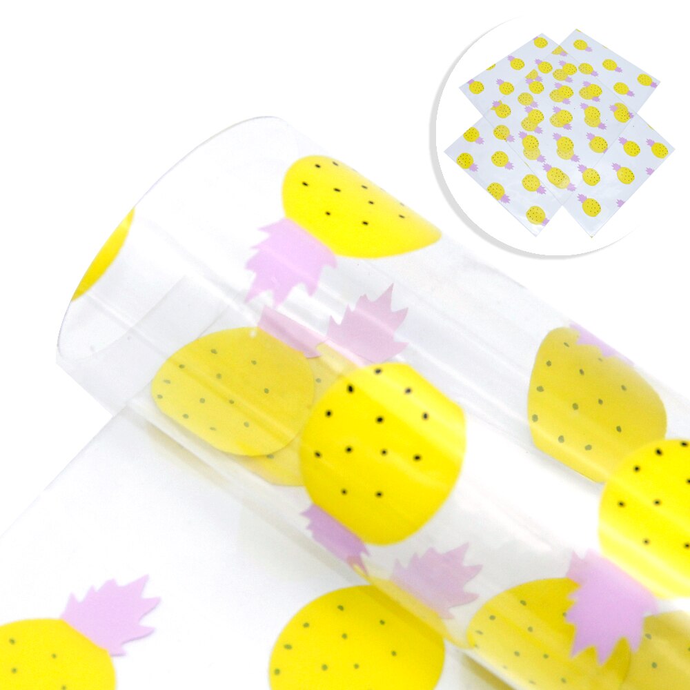 20*34cm Ananas Patronen Transparant Synthetisch Le... – Grandado