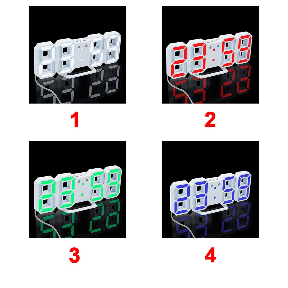 SDYDAY Digital Clock Wall Mount Three Dimensional ... – Vicedeal