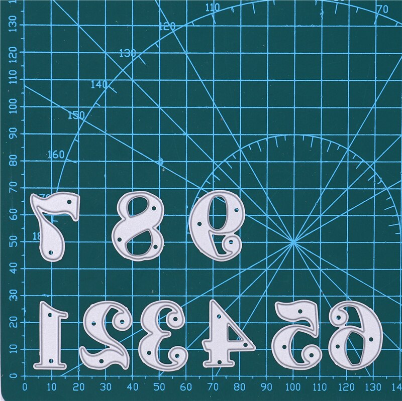 InLoveArts 1-9 Number Metal Cutting Dies for decor... – Grandado