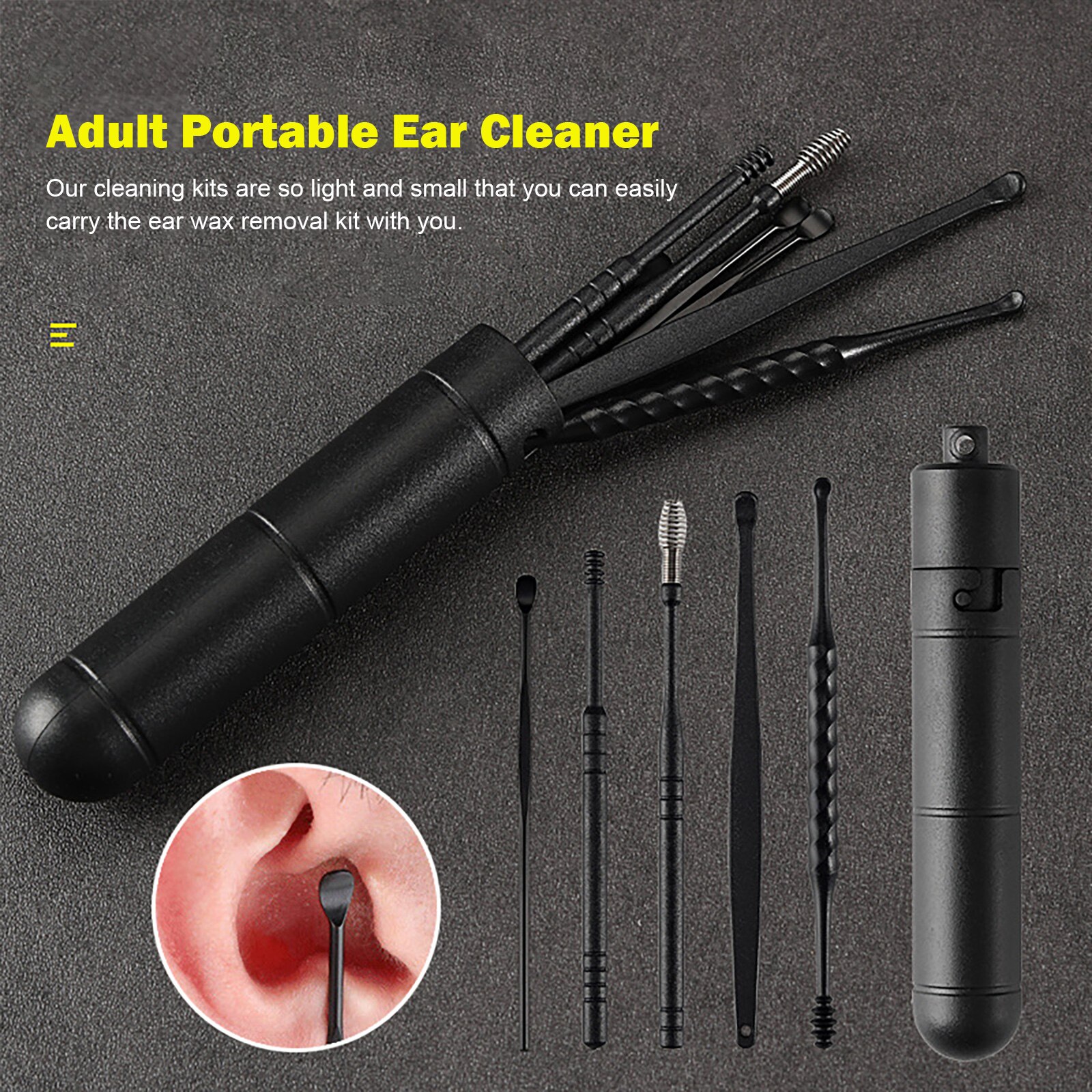 Ear Cleaner Wax Removal Tool Earpick Sticks Earwax... – Vicedeal