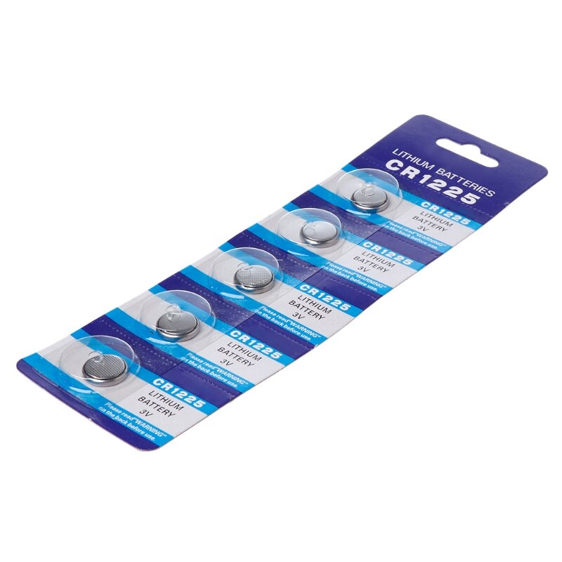 5PCS Lithium Battery CR1225 Electronic Coin Cell B... – Grandado