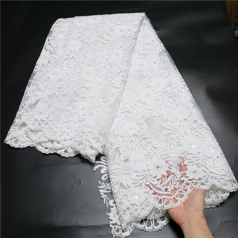 Very Soft Classic White African French Tulle Lace ... – Grandado
