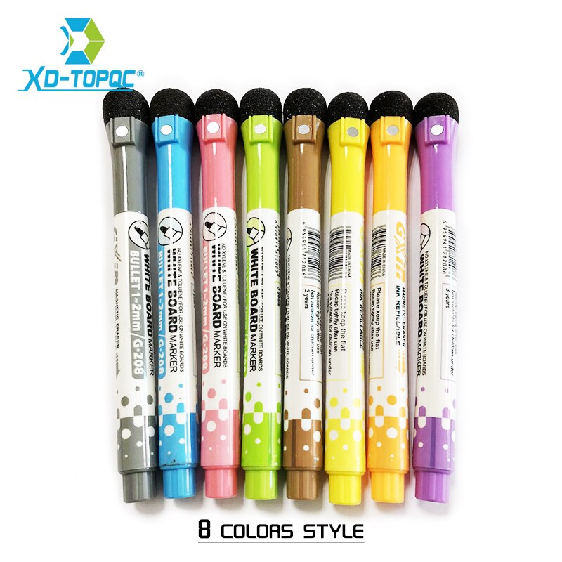 4/8Pcs/Lot Erasable Magnetic Colorful Whiteboard M... – Grandado