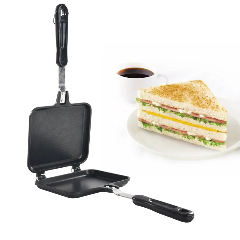 Dobbeltsidig stekepanne sandwich maker nonstick gr... – Grandado