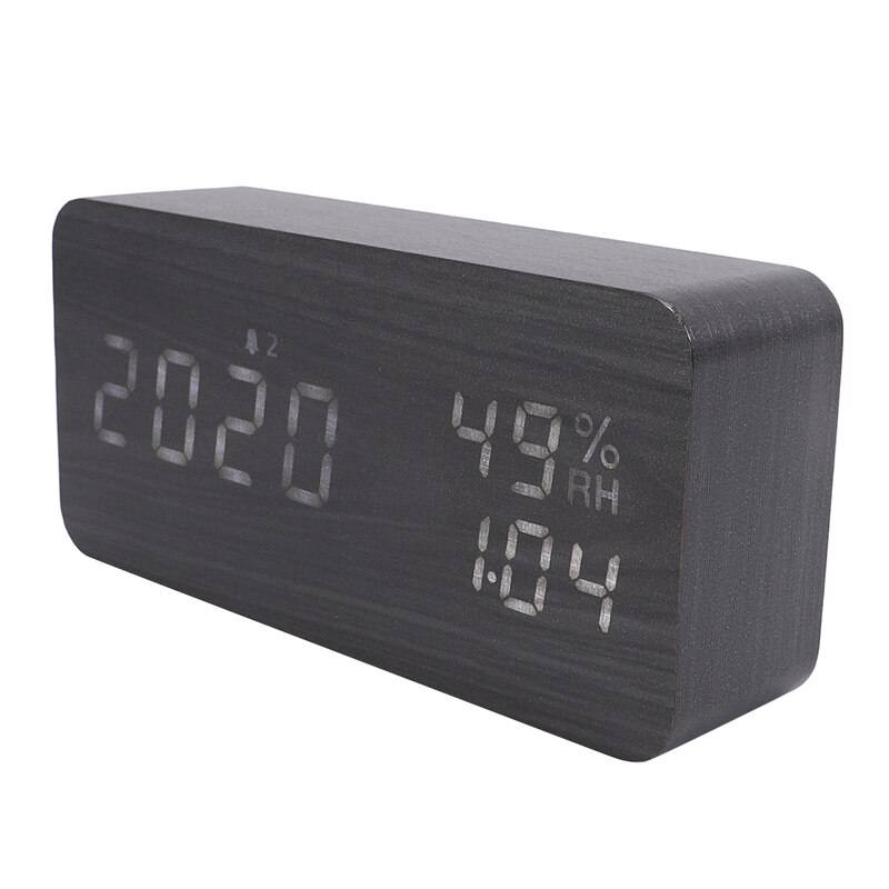 LED Alarm Uhr Temperatur und Feuchtigkeit Elektron... – Grandado