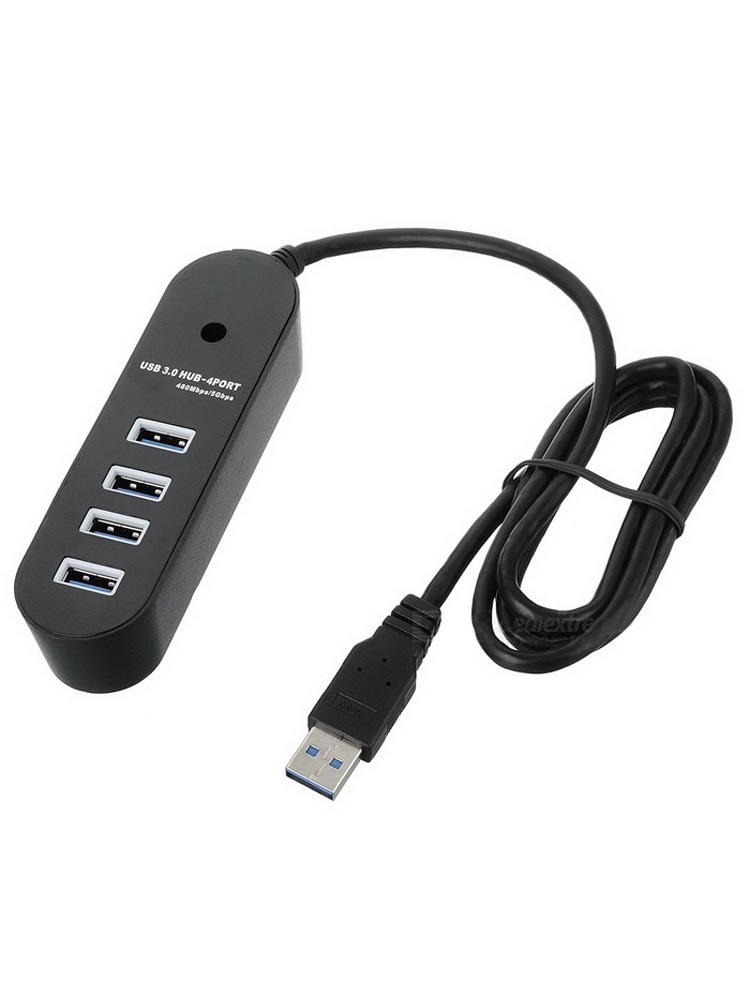 Super Speed 5Gbps USB 3,0 4-Port HUB mit 1meter La... – Vicedeal