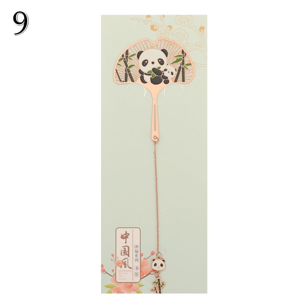 Chinese Style Retro Metal Bookmark Panda Pendant H... – Vicedeal