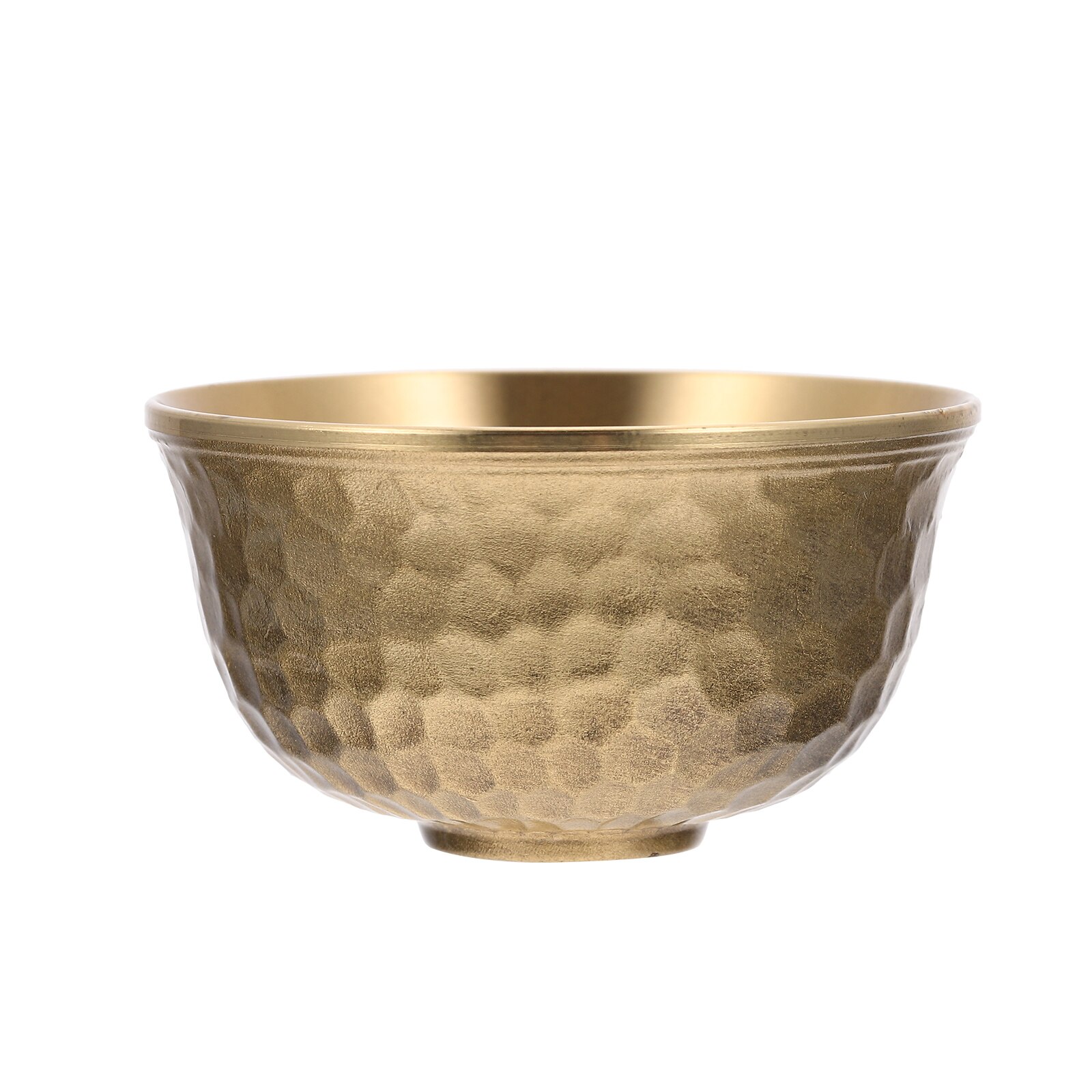 Round Hammered Metal Bowl Pure Copper Bowl Thick O... – Vicedeal