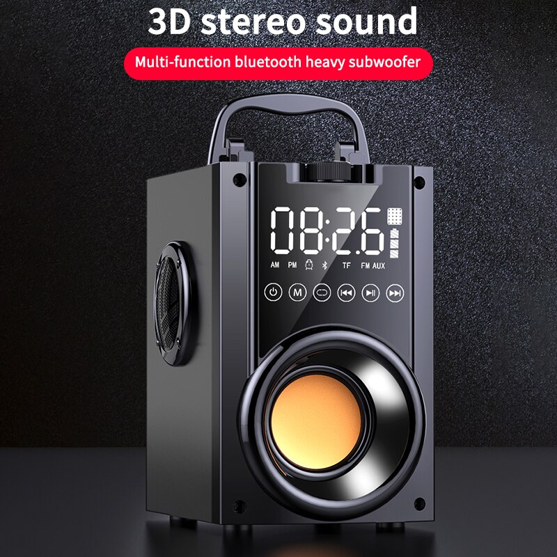 Subwoofer Bluetooth Speaker 2200mAh Grote Power Dr... – Vicedeal